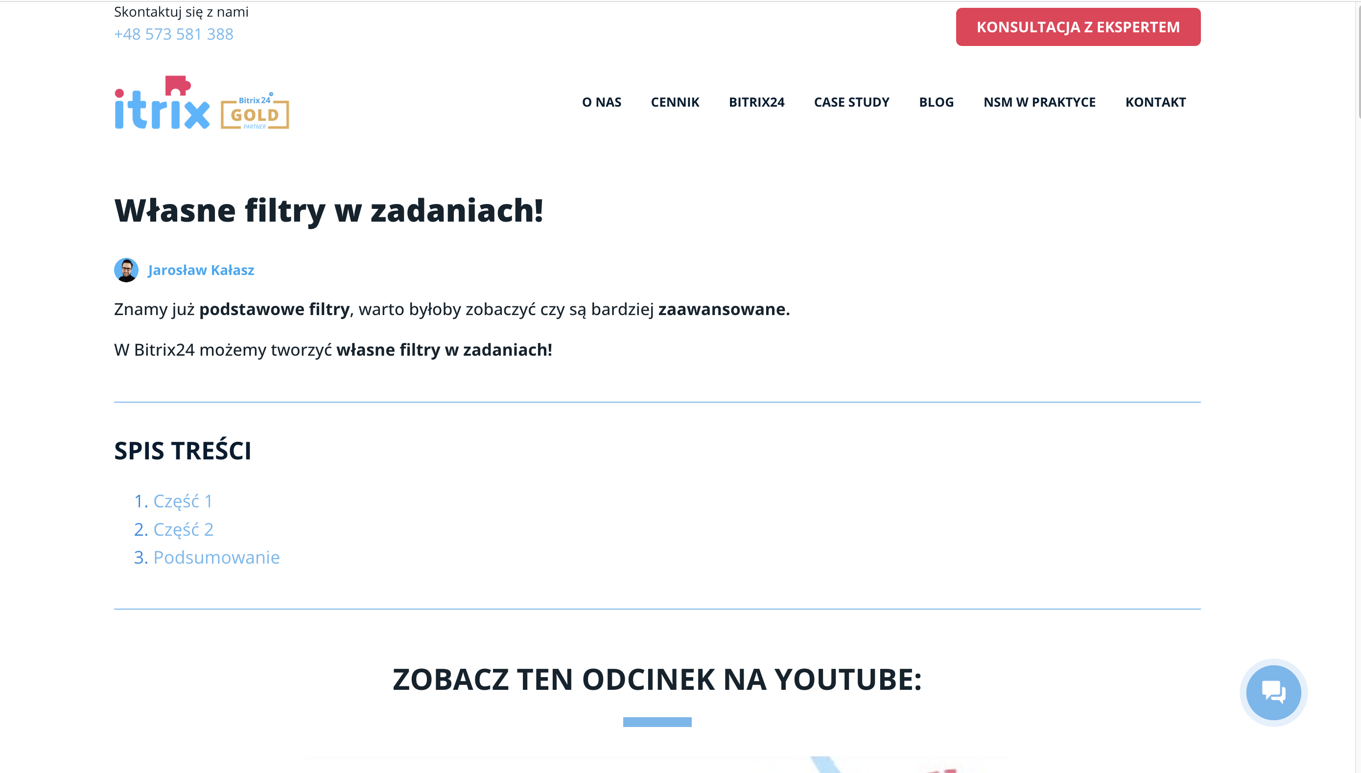 Własne filtry w zadaniach!