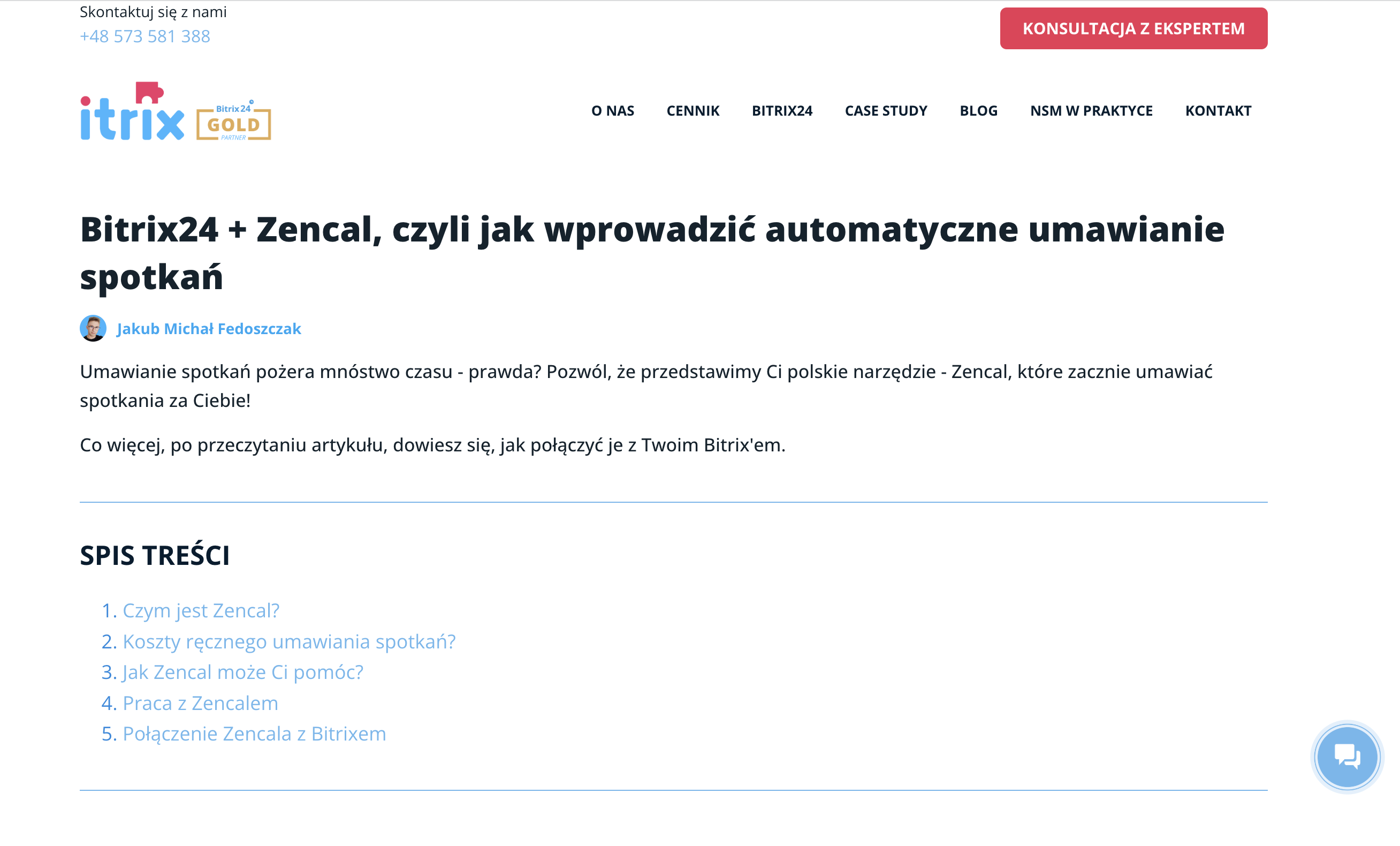 Bitrix24 + Zencal, czyli jak wprowadzić automatyczne umawianie spotkań - ITrix
