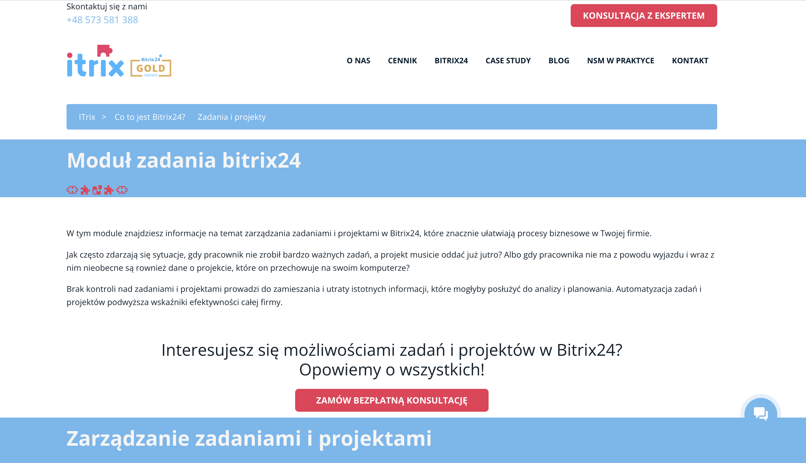 Zarządzanie zadaniami i projektami w Bitrix24