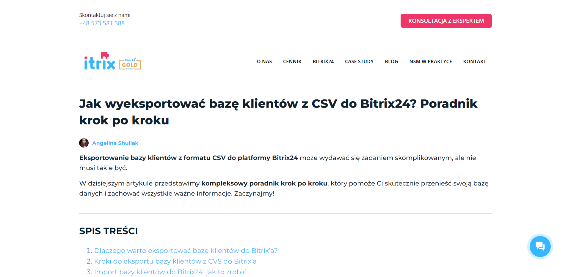 Jak wyeksportować bazę klientów z CSV do Bitrix24? Poradnik