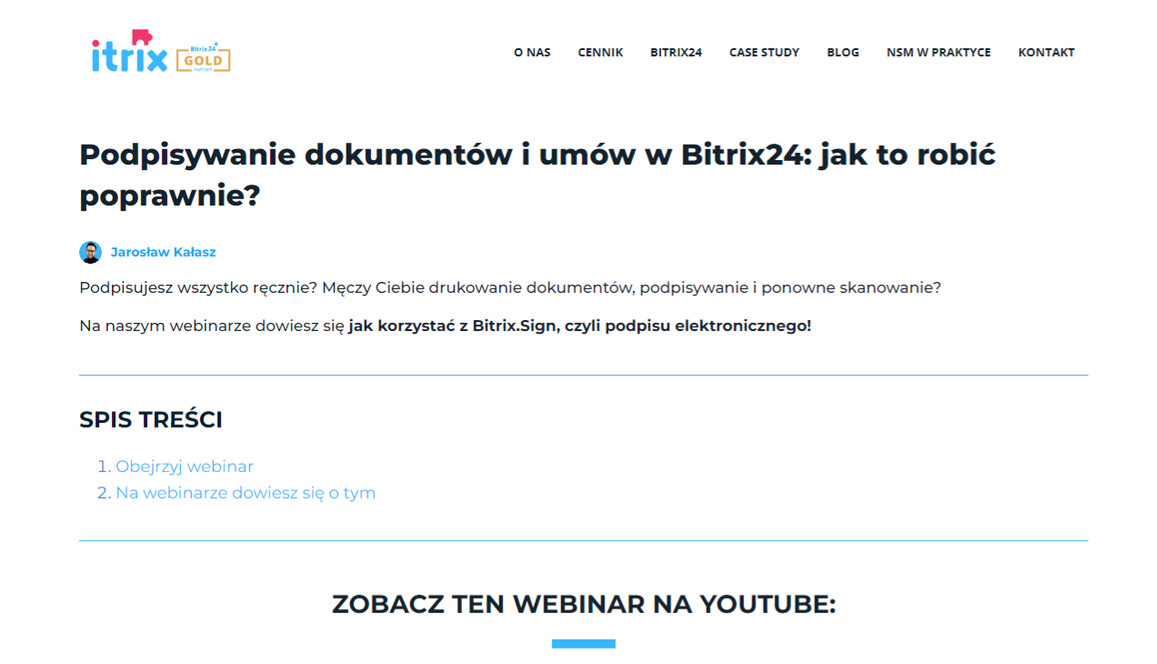 Podpisywanie dokumentów i umów w Bitrix24: jak to robić poprawnie?