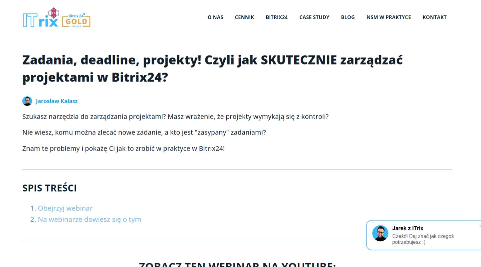 Zadania, deadline, projekty! Czyli jak SKUTECZNIE zarządzać projektami w Bitrix24?