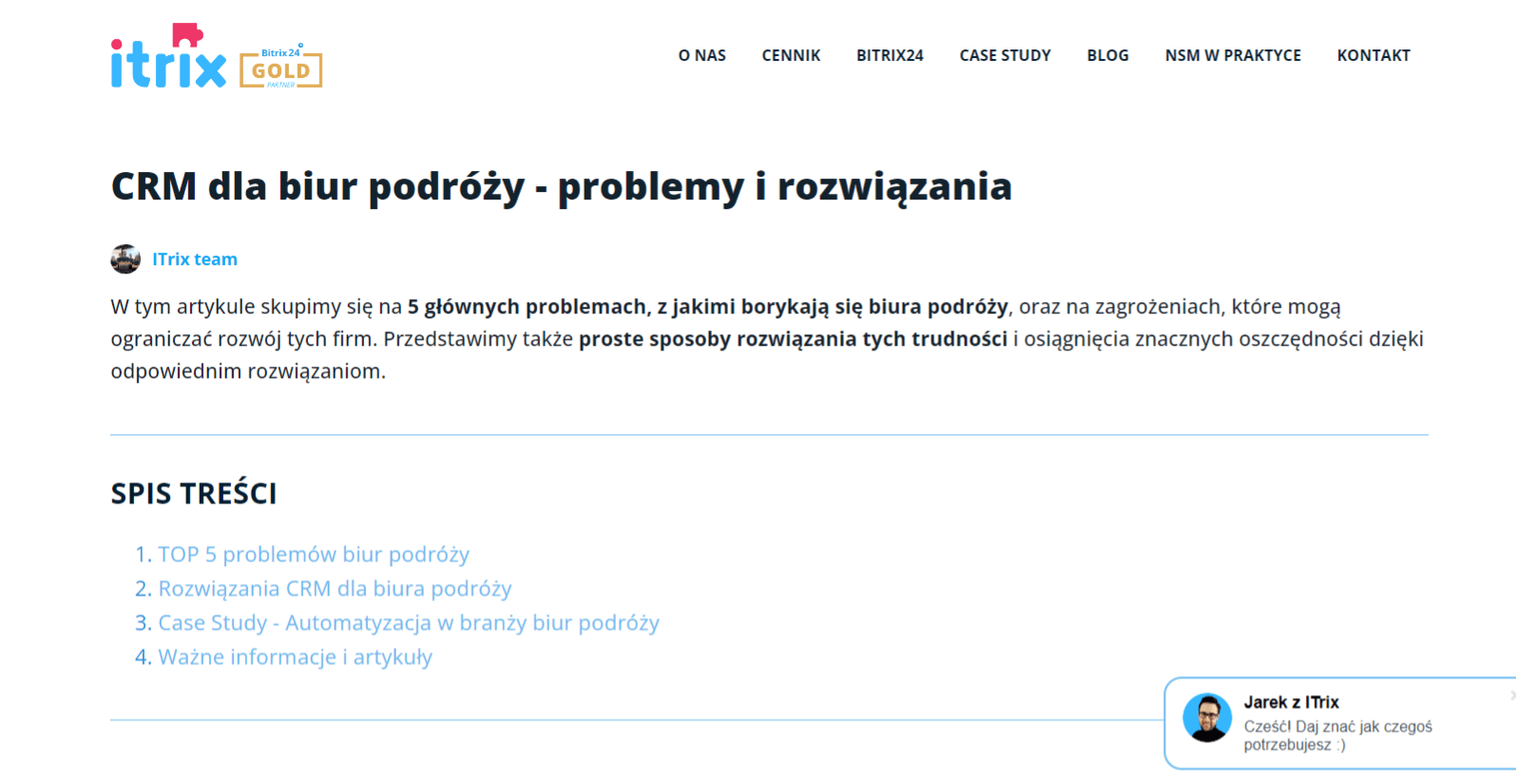 CRM dla biur podróży