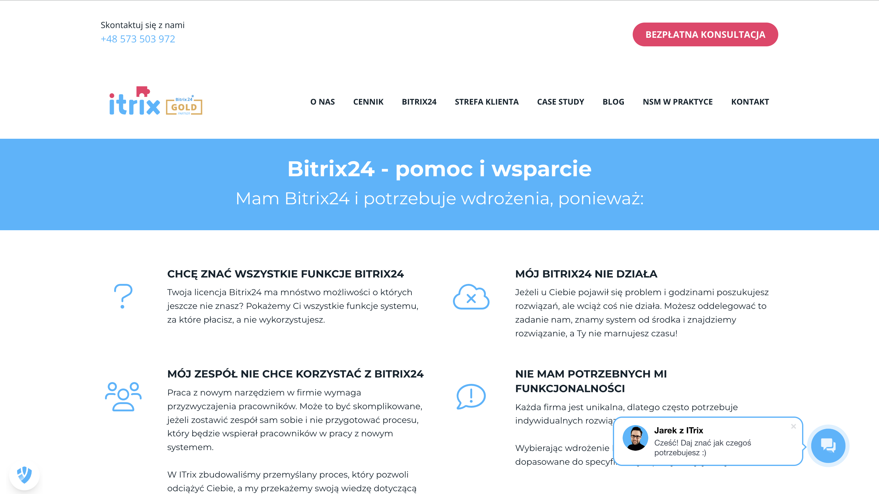 Wdrożenie i wsparcie Bitrix24 - ITrix