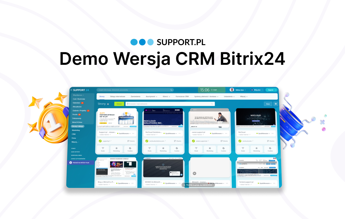 Wypróbuj Demo Wersję CRM Bitrix24